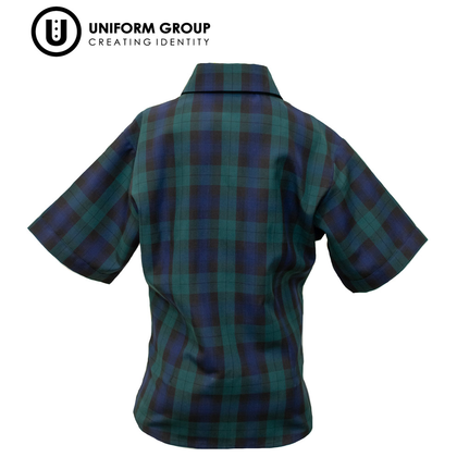 Blouse S/S - Tartan - Columba College-0-6 YEARS : Dunedin Schools ...